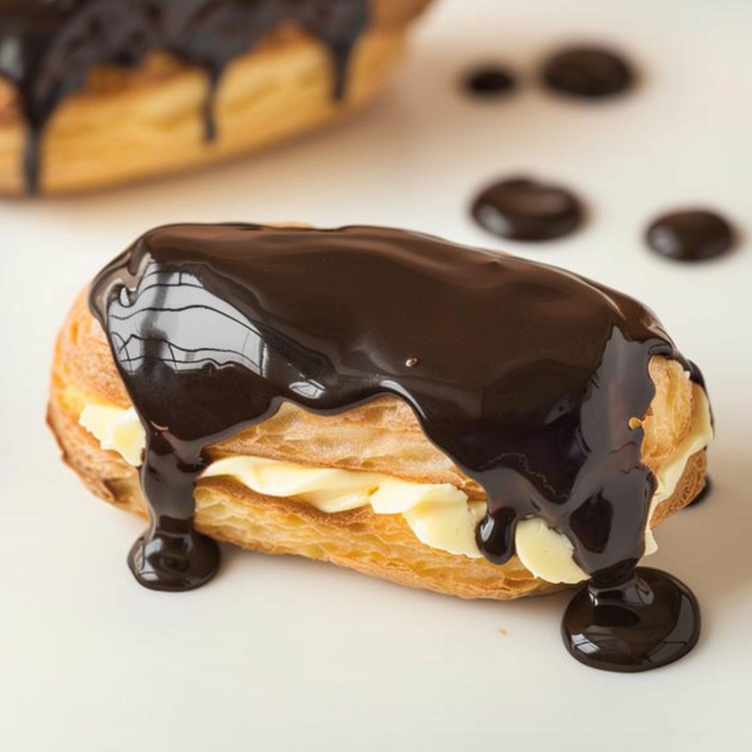 Irresistible Boston Cream Eclair Made Easy - flavorfitkitchen.com