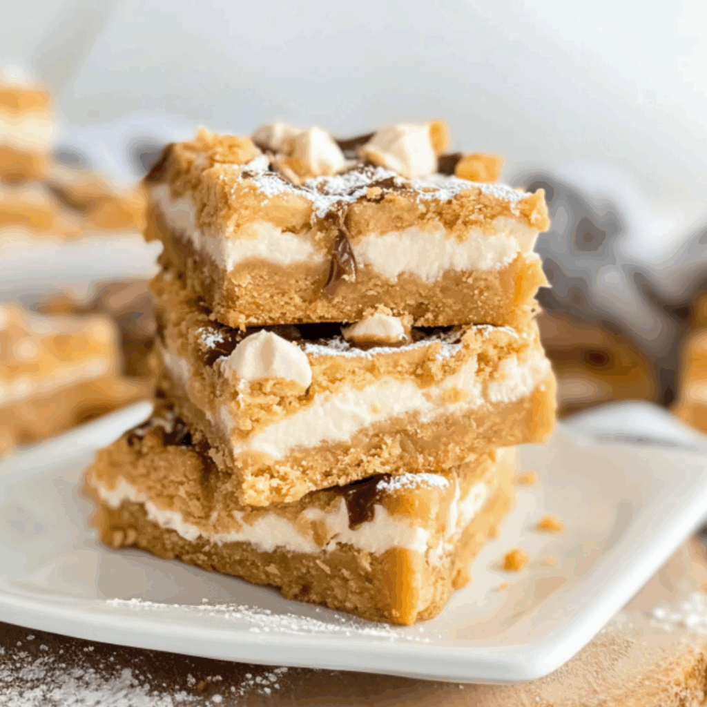 Fluffernutter Bars That Melt in Your Mouth - flavorfitkitchen.com